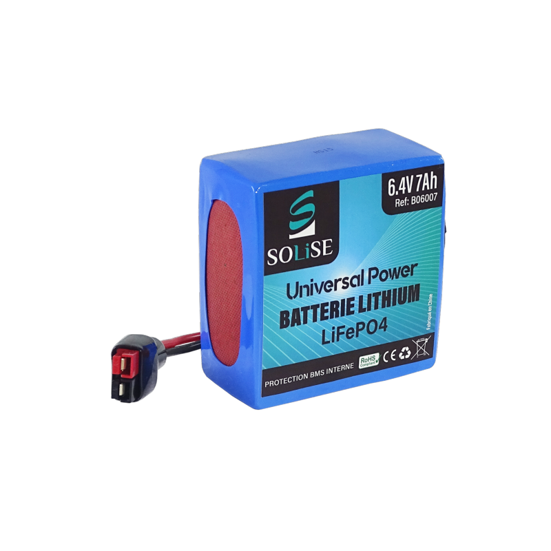 6V 7Ah LiFePO4 lithium battery